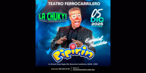 Pipirin en el Teatro Ferrocarrilero el 5 de diciembre - DE REPORTEROS