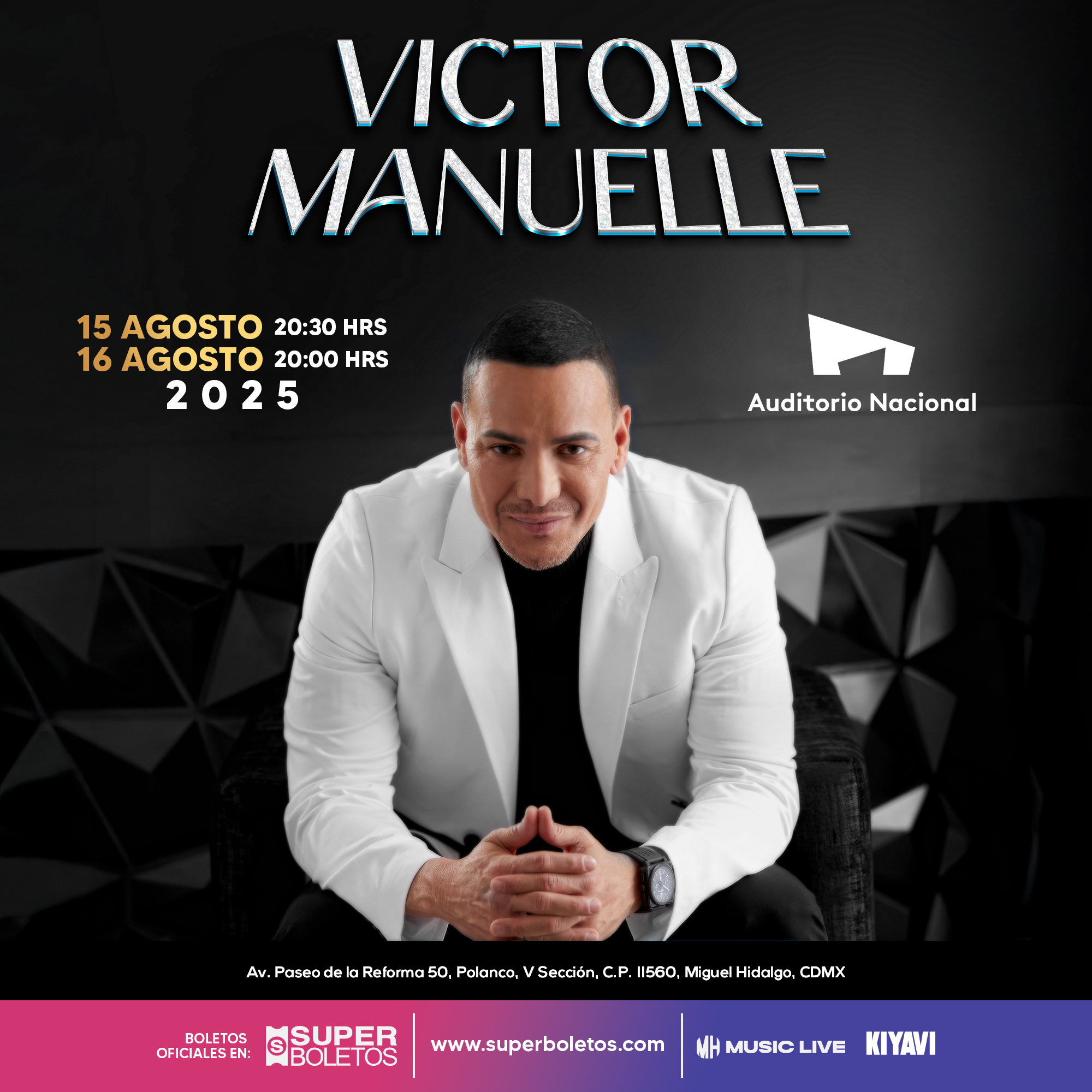 Víctor Manuelle, “El Sonero de la Juventud”en el Auditorio Nacional el ...