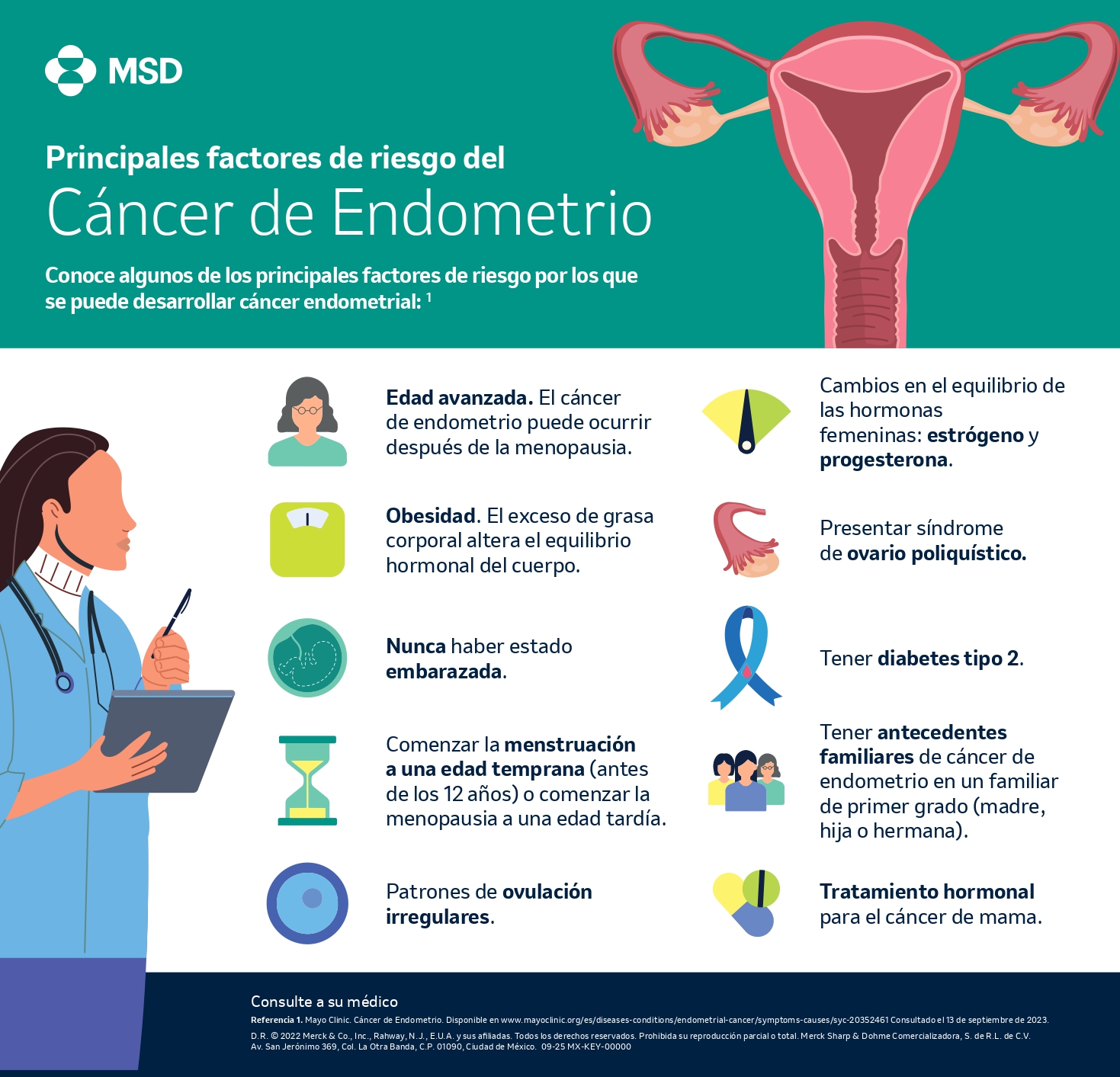 Conoce un poco más sobre el cáncer de endometrio - DE REPORTEROS